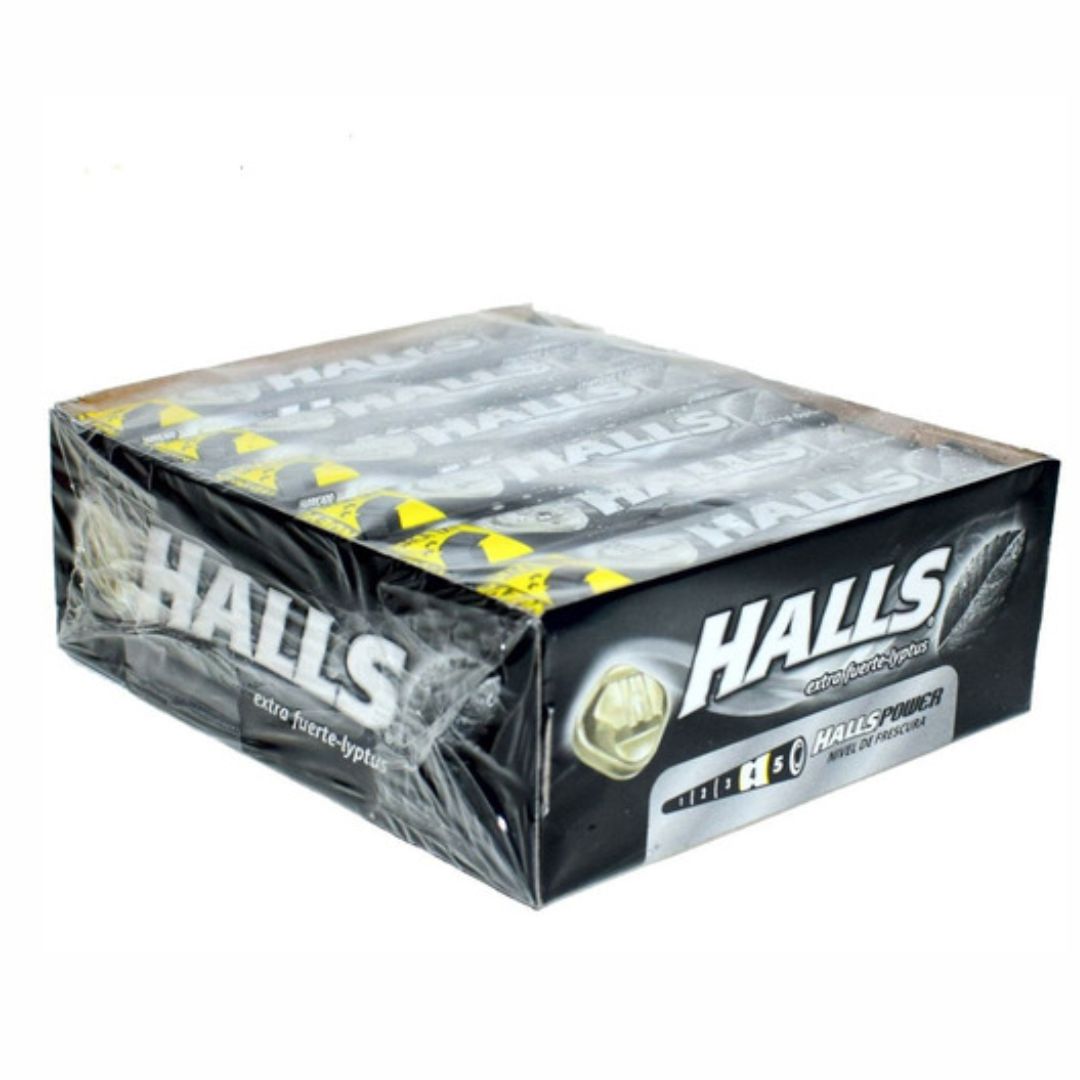 Halls strong 12 x 37 grs – Distribuidora Aligol