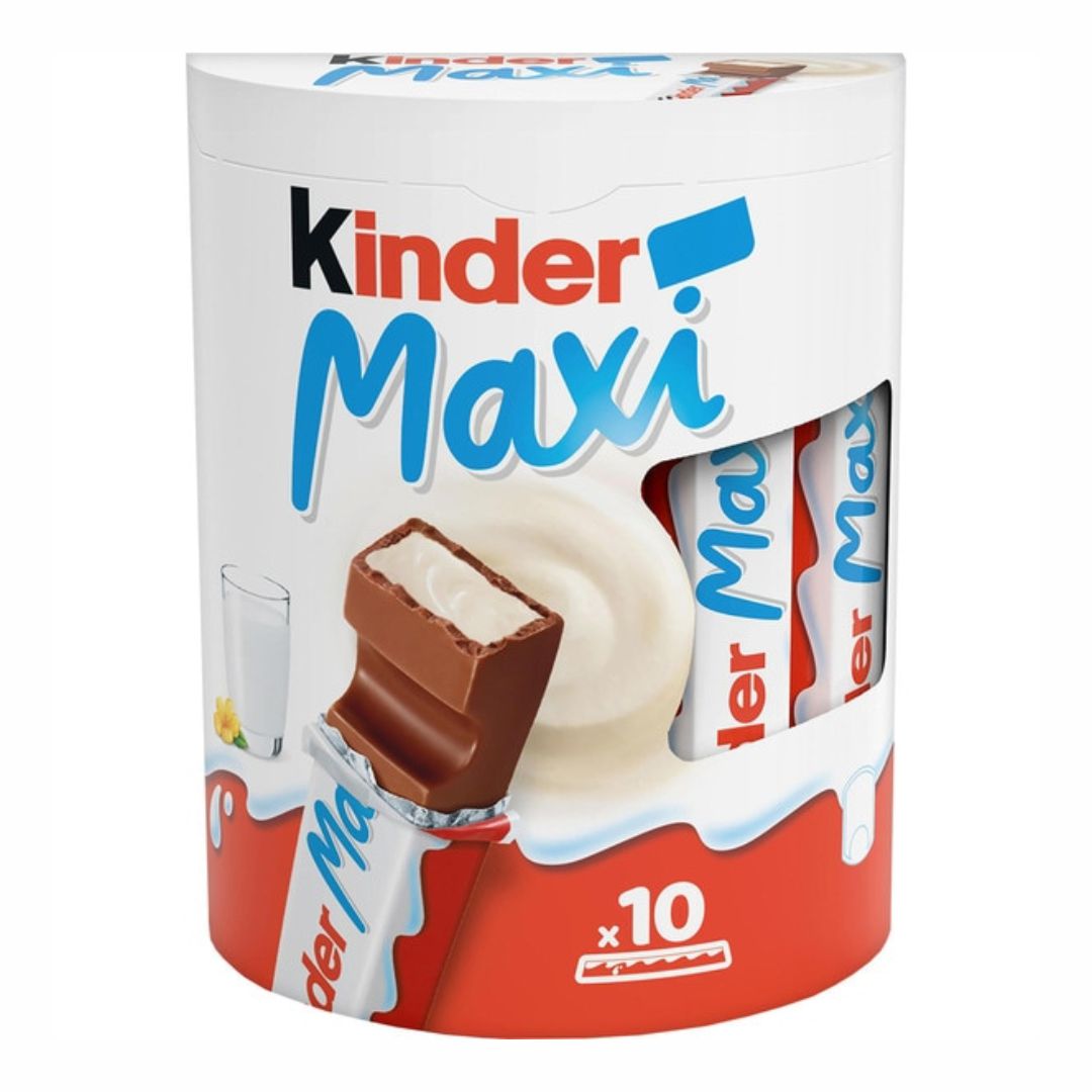 kinder maxi 10 x 21 grs – Distribuidora Aligol